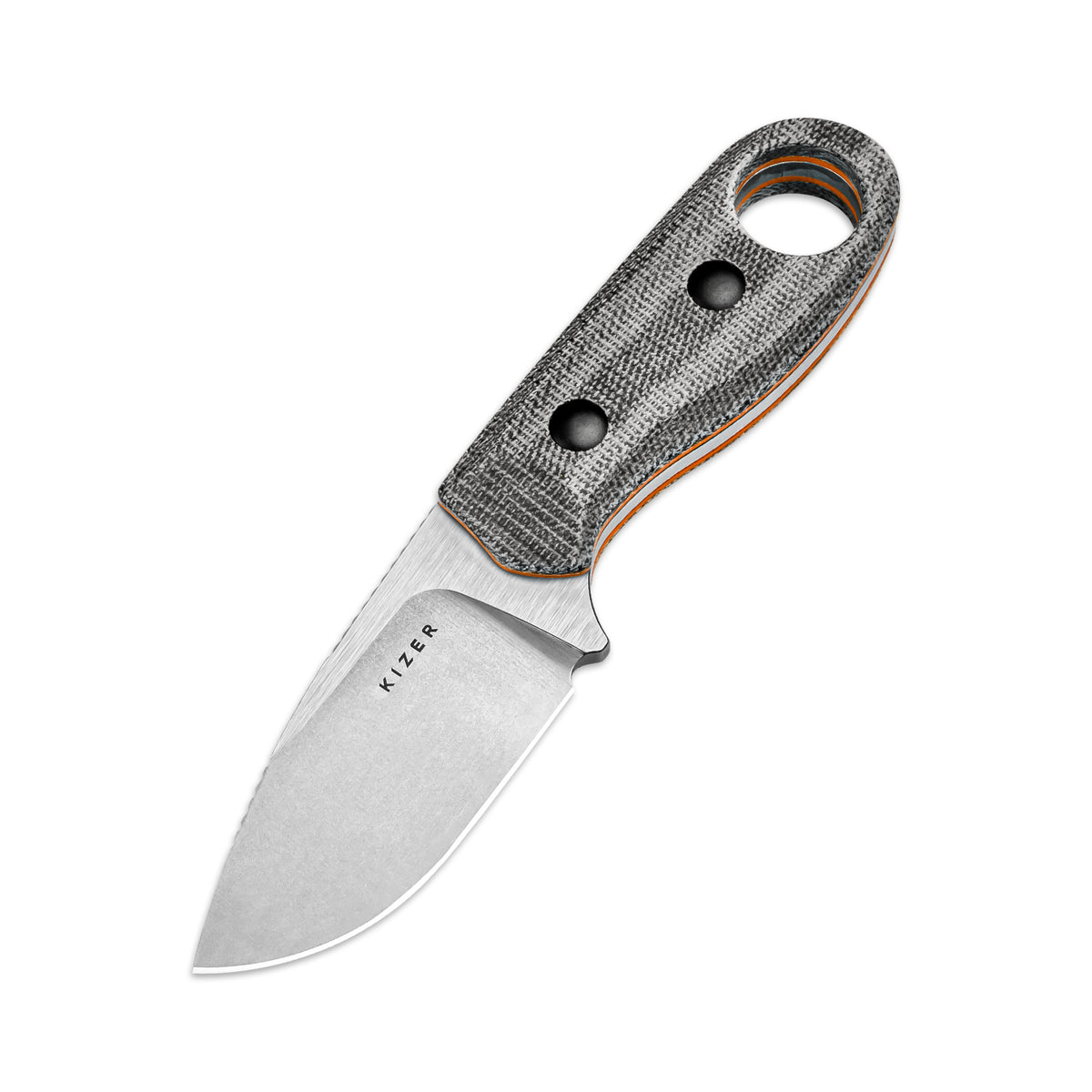 Kizer Beaver 1078A2 | Black Micarta Nitro-V Fixed Blade Knife – Adventure Carry