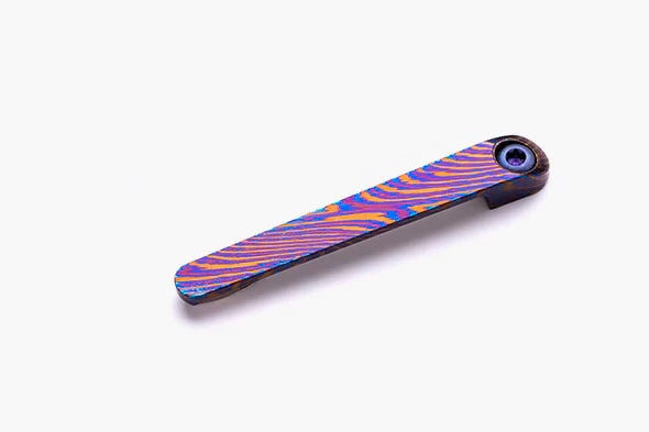 Tactile Turn Australia | Titanium Damascus Clip | Timascus Pen Clip ...